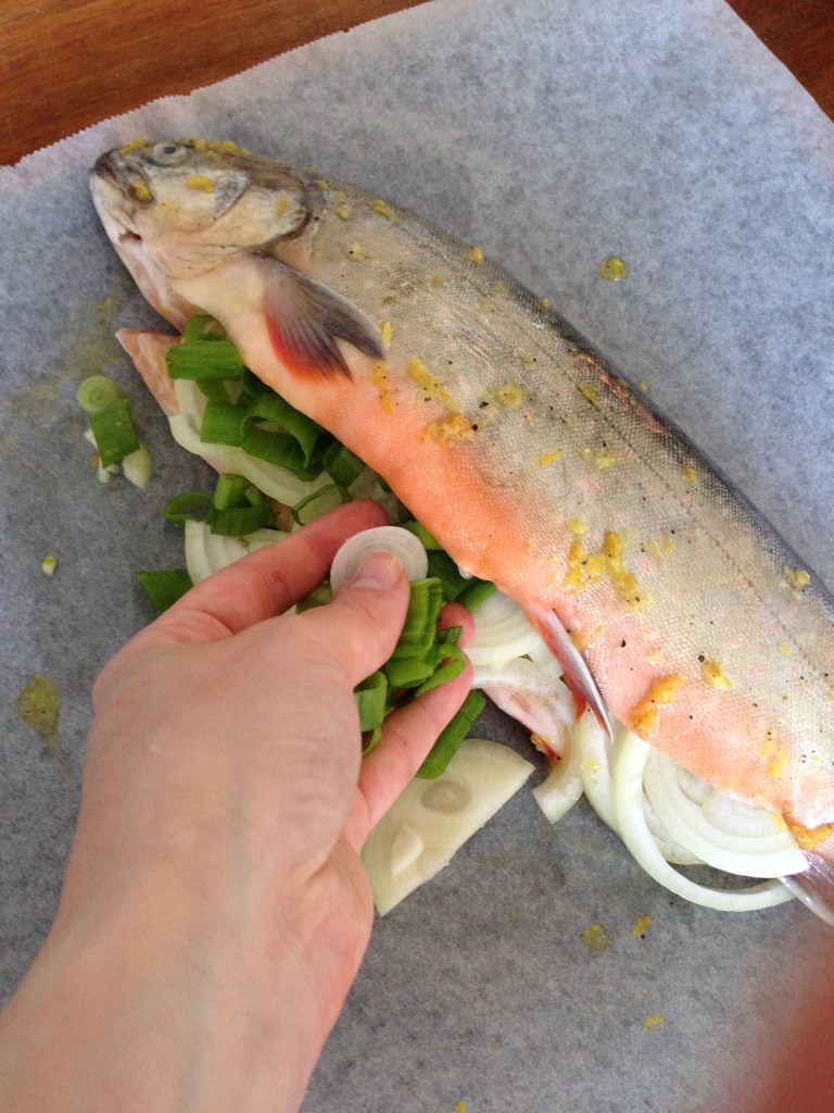 Oven Baked Arctic Char with Lemon Sauce | My Dear Kitchen in Helsinki