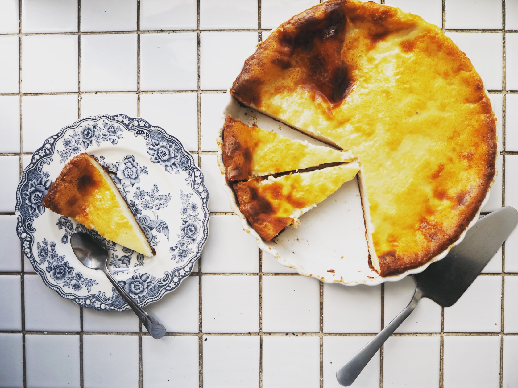 Crustless Custard “Pie” – Lovely Milky Taste | My Dear Kitchen in Helsinki
