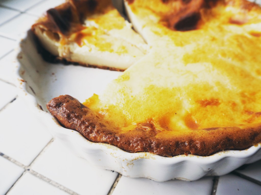 Crustless Custard “Pie” – Lovely Milky Taste | My Dear Kitchen in Helsinki