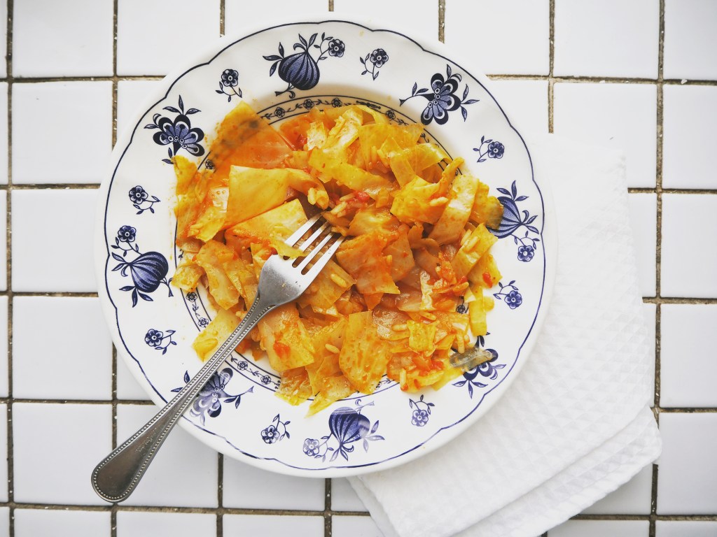 Vegan Monday: Kapuska Aka Cabbage With Rice | My Dear Kitchen in Helsinki
