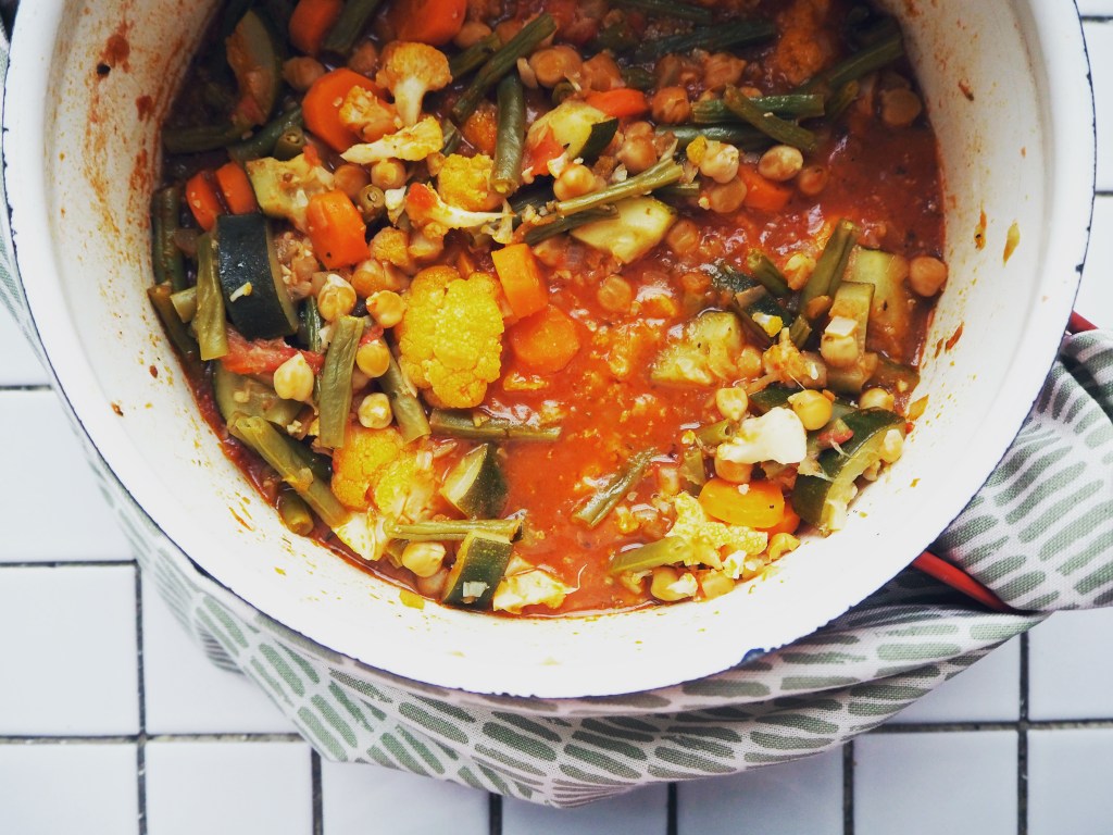 A Colourful Vegetable Stew With Chickpeas | My Dear Kitchen in Helsinki