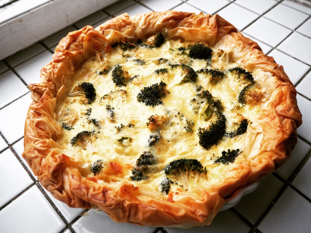 Broccoli Pie With Phyllo Crust – Crispy And Delicious | My Dear Kitchen ...
