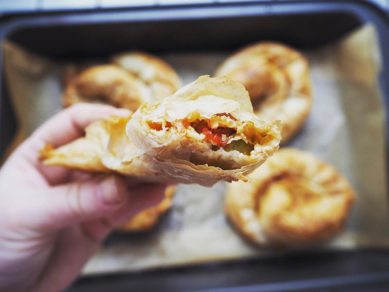 Phyllo Pastry Rolls With Cheesy Filling | My Dear Kitchen in Helsinki