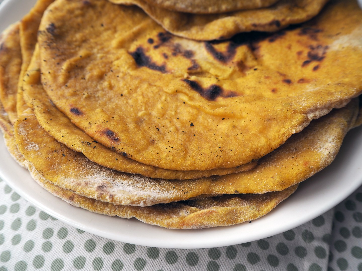 Spiced Flatbread With Turmeric And Herbs – And It’s Yellow! | My Dear ...