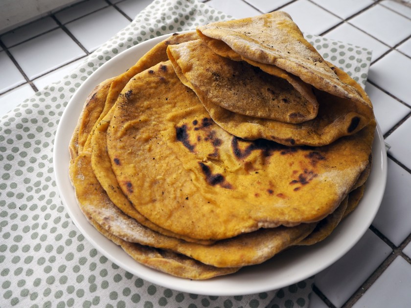 Spiced Flatbread With Turmeric And Herbs – And It’s Yellow! | My Dear ...